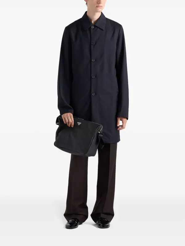 Prada Leather Shoulder Bag - Black