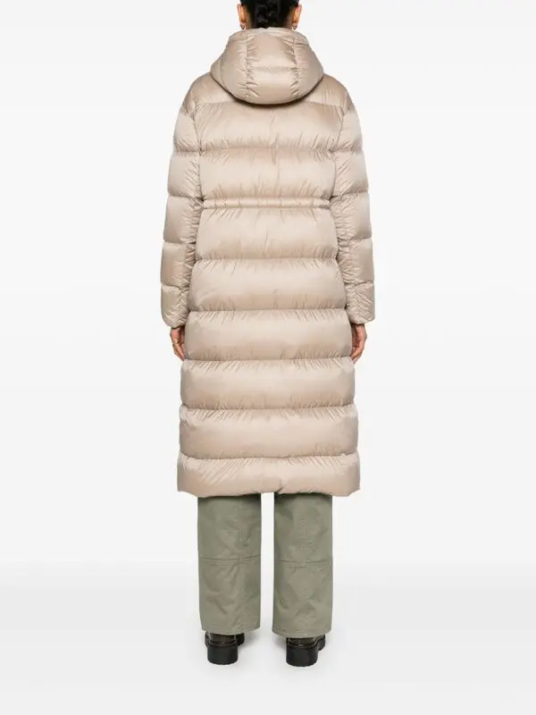 Moncler Boulogne Padded Coat - Brown