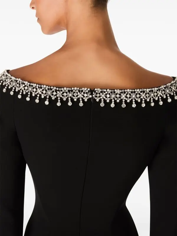Jenny Packham Lima Crystal-embellished Midi Dress