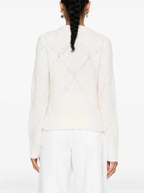 Fabiana Filippi Sequin-embellished Sweater - White