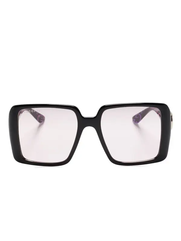 Gucci Square-frame Sunglasses - Black