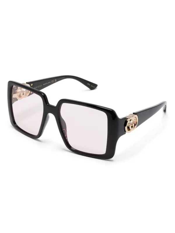 Gucci Square-frame Sunglasses - Black