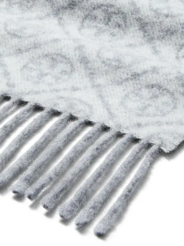 Tory Burch T Monogram Scarf - Grey