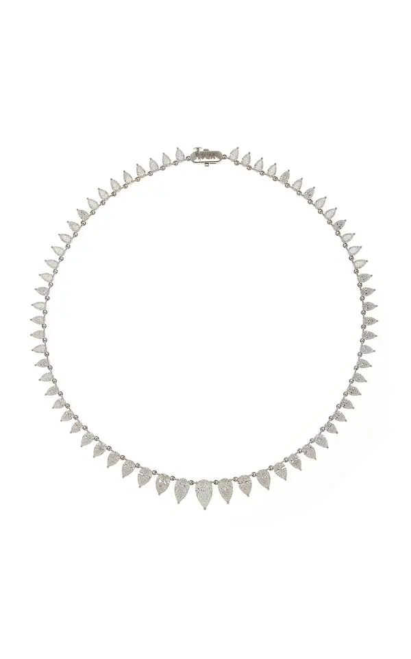 VRAI 14k Gold Diamond Tennis Necklace
