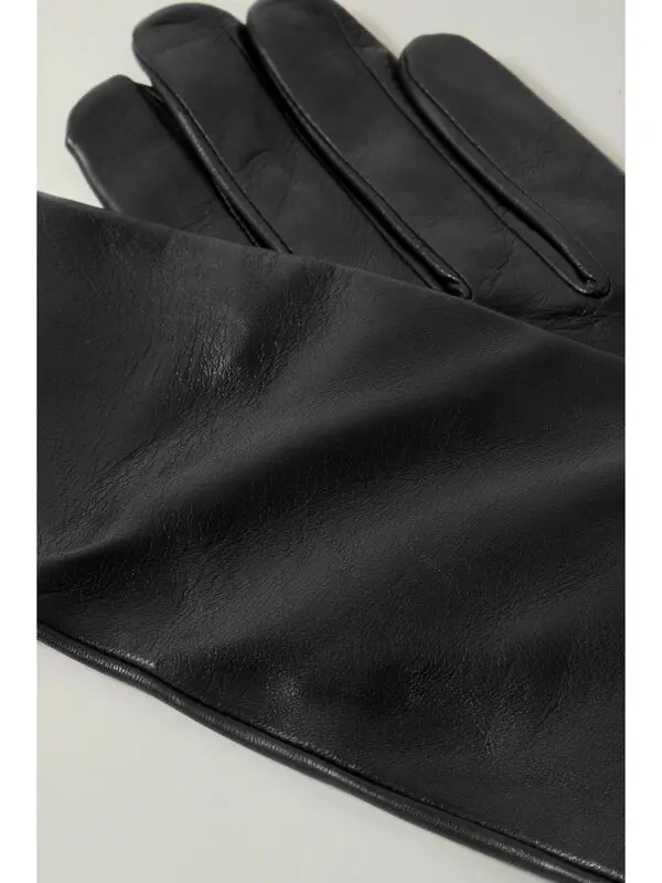 AGNELLE Celia Leather Gloves