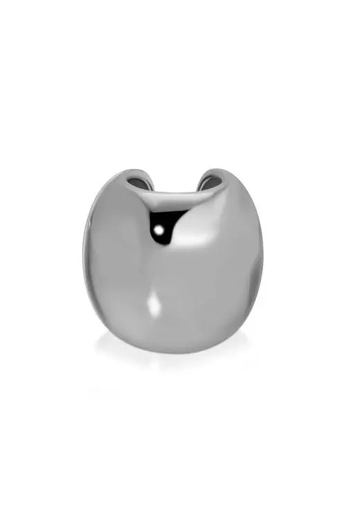 Ettika Chunky Ear Cuff - Rhodium