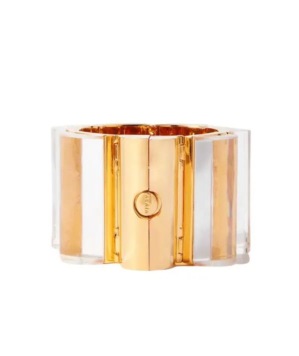 Alaïa Stacking Tube -tone And Resin Bracelet