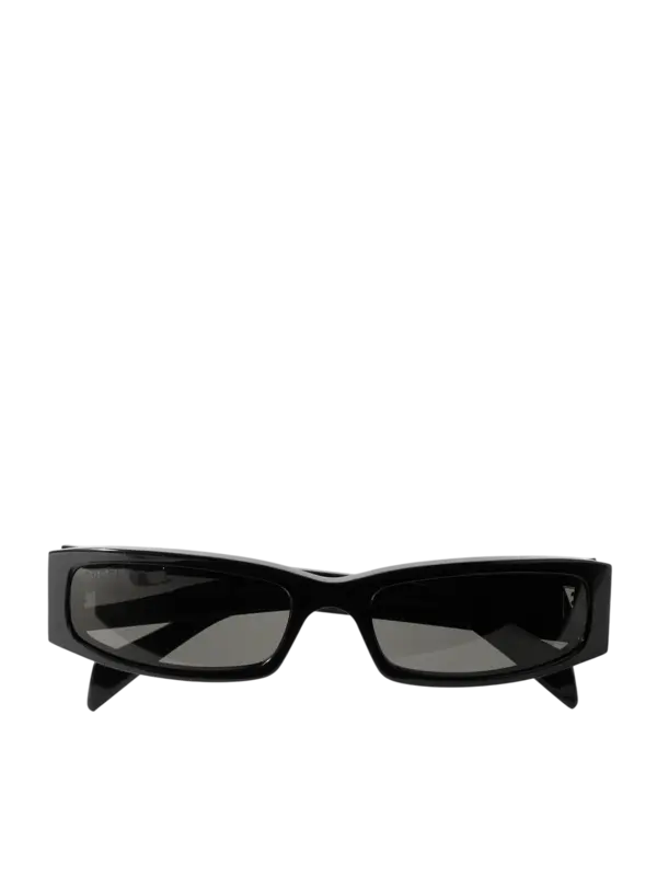 Gucci Rectangular Acetate Sunglasses - Black
