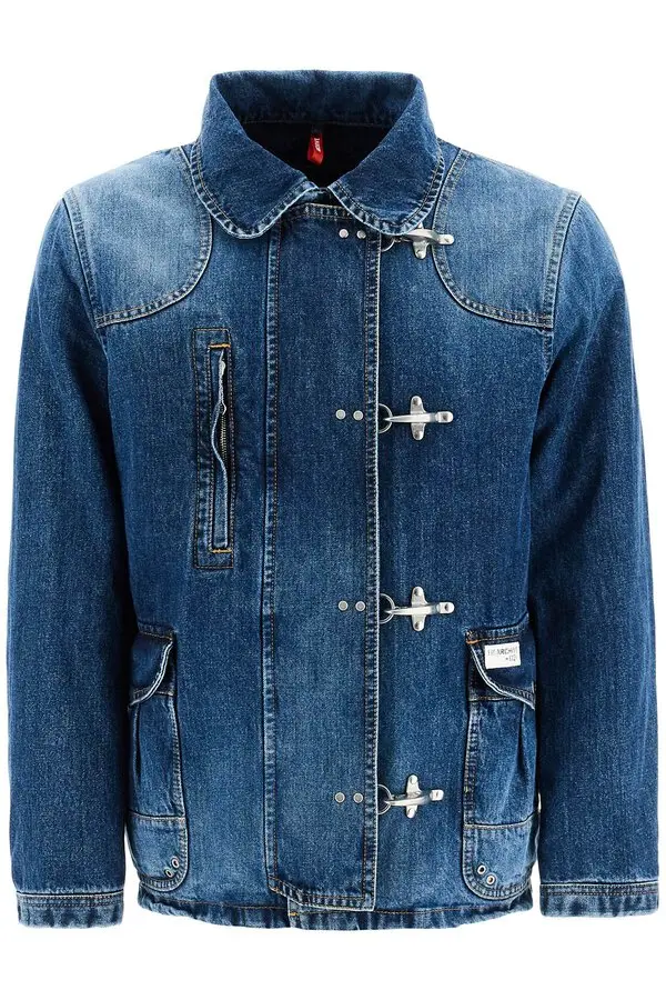 古着 archive FIREMAN JACKET DENIM food far Fay Archive, men's multilayer coats and jackets for workwear | Fay