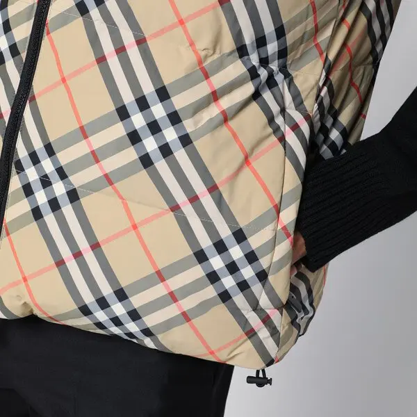 Burberry Reversible Check Pattern Waistcoat