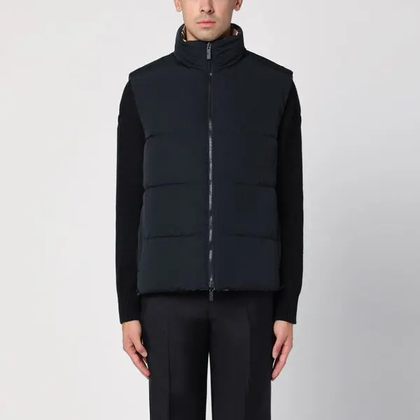 Burberry Reversible Check Pattern Waistcoat