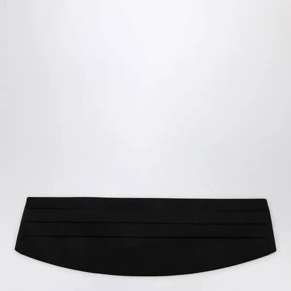 Dolce & Gabbana Silk Satin Cummerbund - Black