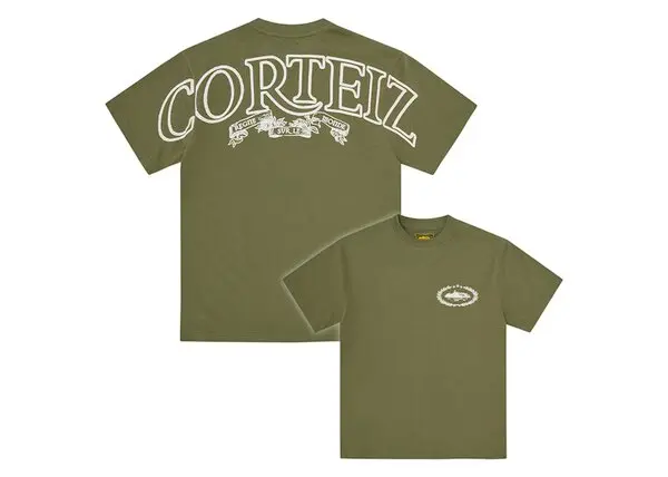 CORTEIZ Royale Heavyweight Tee Shirt - Olive