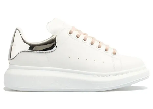Alexander McQueen Oversized Sneakers - White/silver