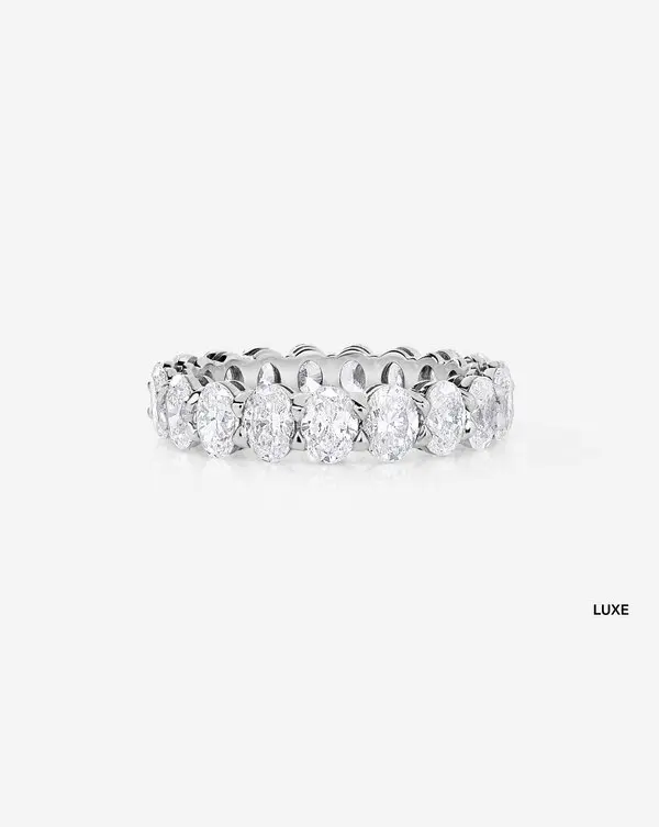 Ring Concierge Oval Diamond Eternity Band - Platinum