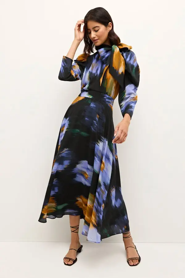 MARIE OLIVER Gabriella Silk Blouse - Perigold