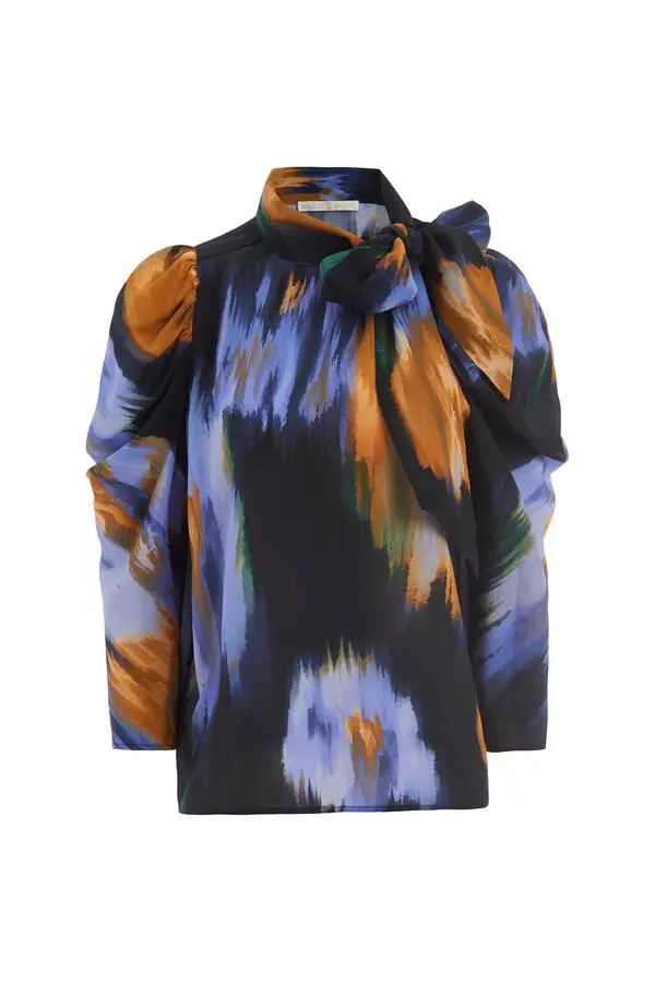 MARIE OLIVER Gabriella Silk Blouse - Perigold