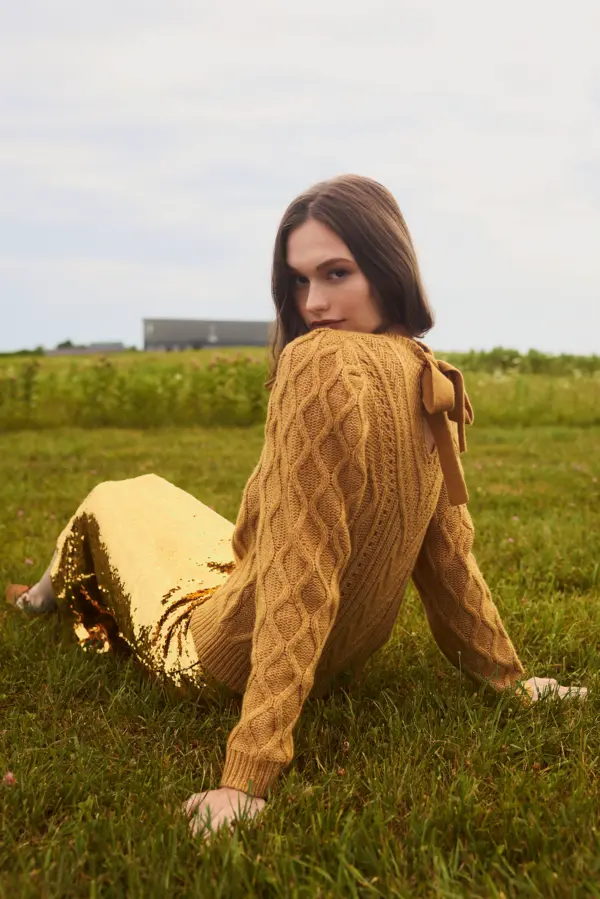 MARIE OLIVER Felicia Sweater - Golden