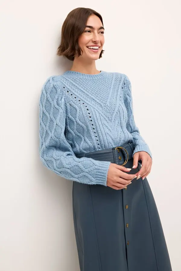 MARIE OLIVER Felicia Sweater - Soft Harbor