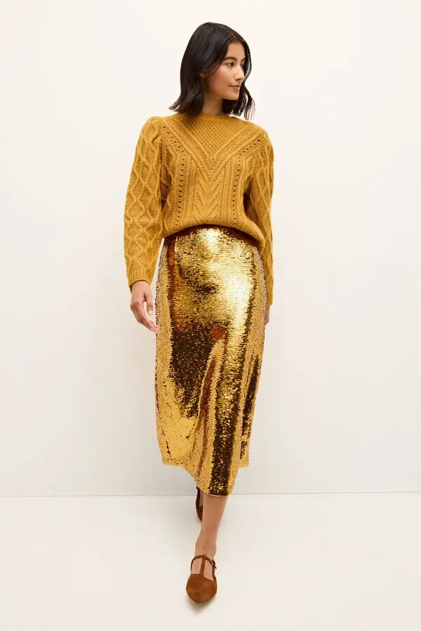 MARIE OLIVER Wray Skirt - Tumeric