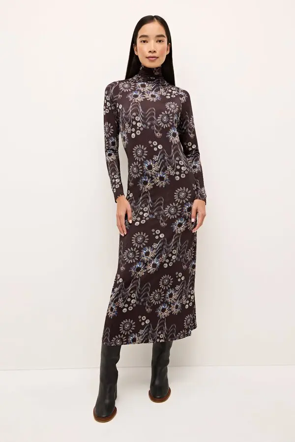 MARIE OLIVER Paxton Printed Midi Dress