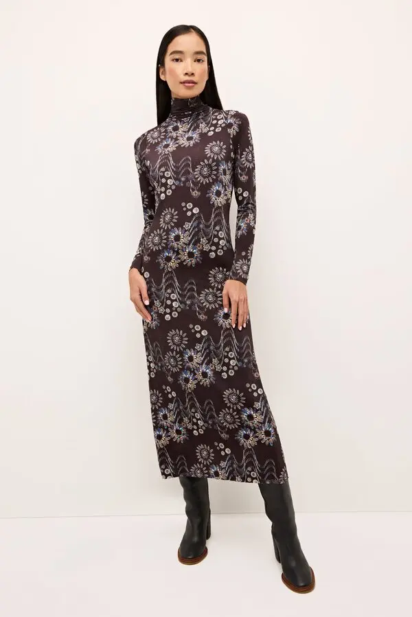 MARIE OLIVER Paxton Printed Midi Dress
