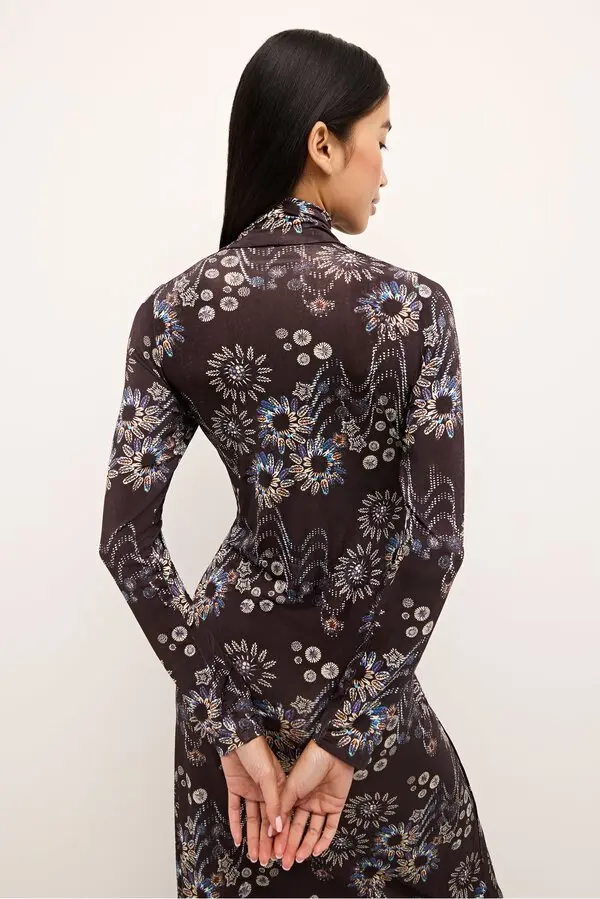 MARIE OLIVER Paxton Printed Midi Dress