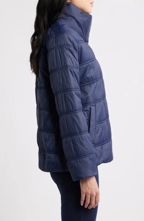 Eileen Fisher High Collar Puffer Coat