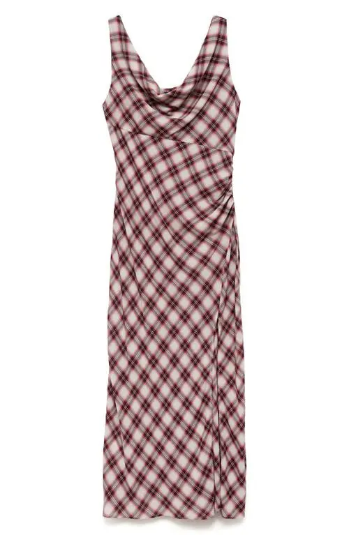 mango red gingham dress MANGO Gingham Check Cottoned Dress