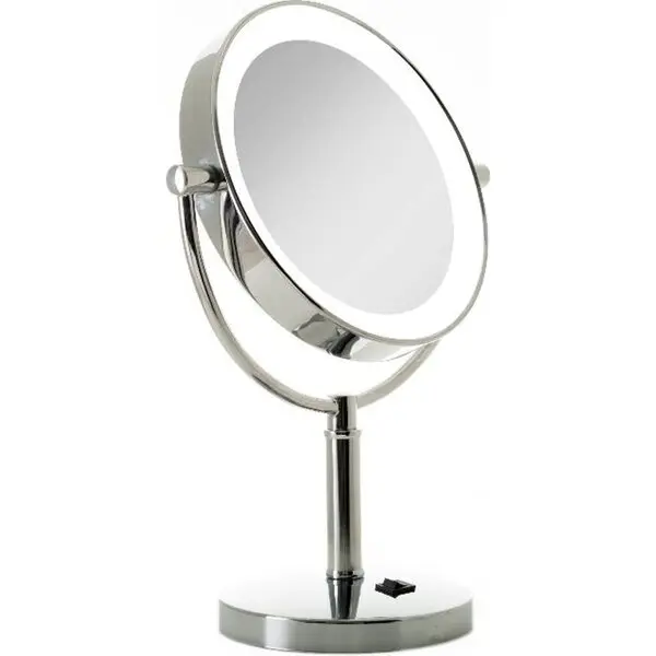 ZADRO Laguna Lighted Makeup Mirror With 10x/1x Magnifications - Chrome