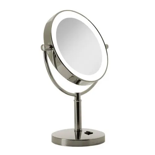 ZADRO Laguna Lighted Makeup Mirror With 10x/1x Magnifications - Polished Nickel