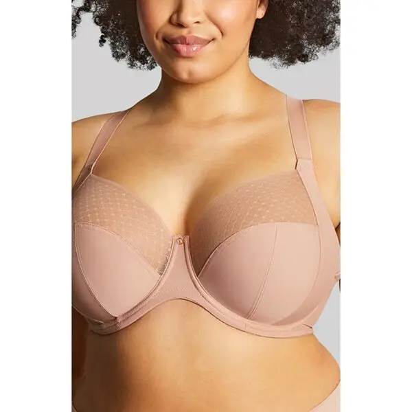 Panache Bliss Underwire Stretch Side Support Bra - Hazel