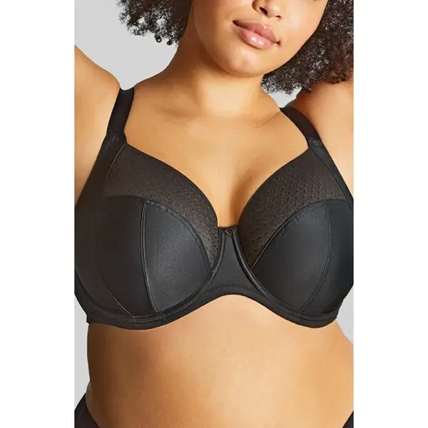 Panache Bliss Underwire Stretch Side Support Bra - Noir