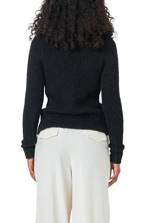 Endless Rose Ribbed Crewneck Pullover