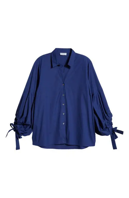 HARSHMAN Violette Cotton Poplin Button-up Shirt