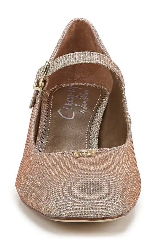 CIRCUS NY BY SAM EDELMAN Eloisa Mary Jane Pumps - Metallic Blush