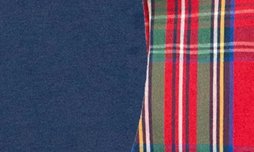 RUGGEDBUTTS Bodysuit Polo & Plaid Overalls Set