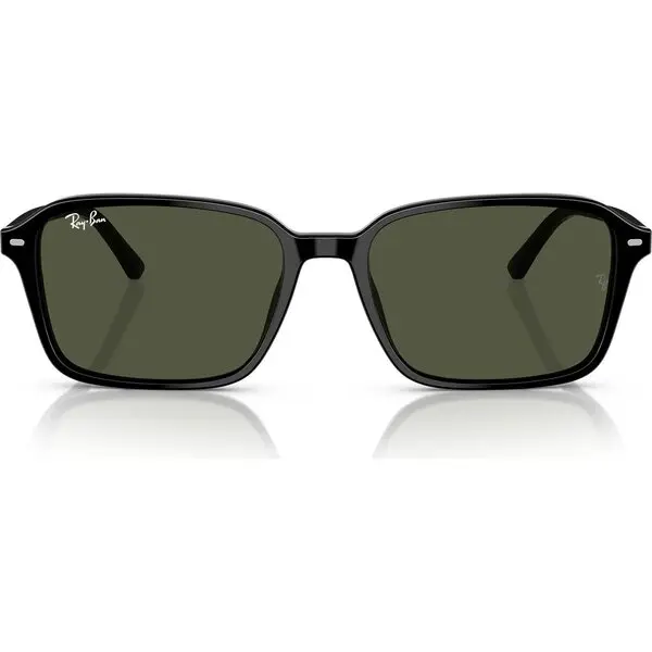 Ray-ban 56mm Square Frame Sunglasses - Black