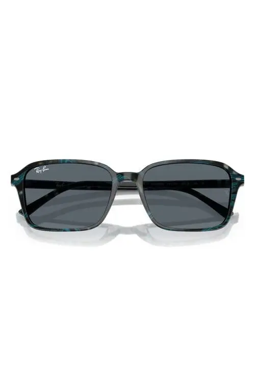 Ray-ban 56mm Square Frame Sunglasses - Blue