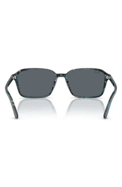 Ray-ban 56mm Square Frame Sunglasses - Blue