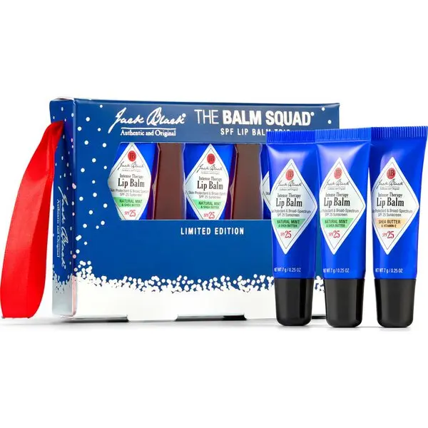 Jack Black The Balm Squad Lip Balm Set $30 Value - No Color
