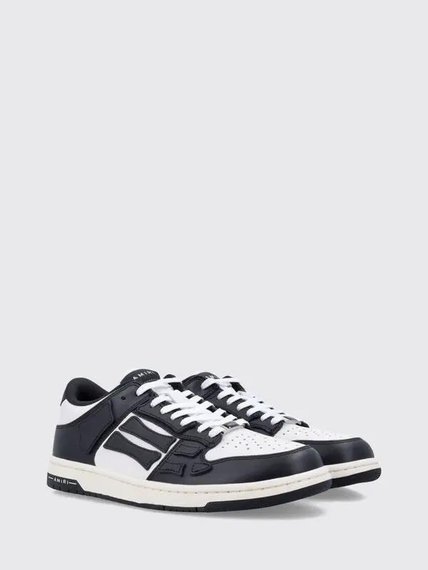Amiri Skel Leather Low-top Trainers - Black