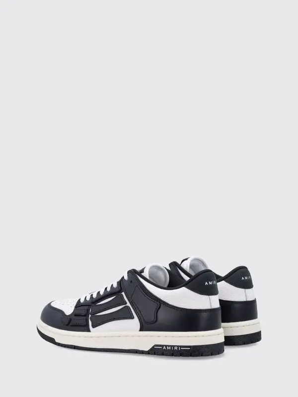 Amiri Skel Leather Low-top Trainers - Black