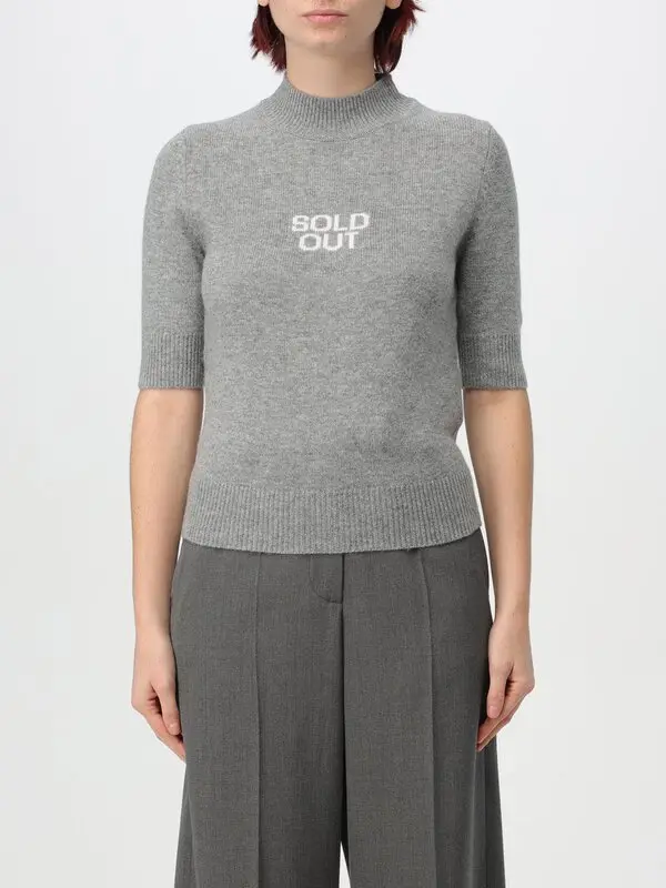 Sportmax Ribbed Knit Sweater - Grey