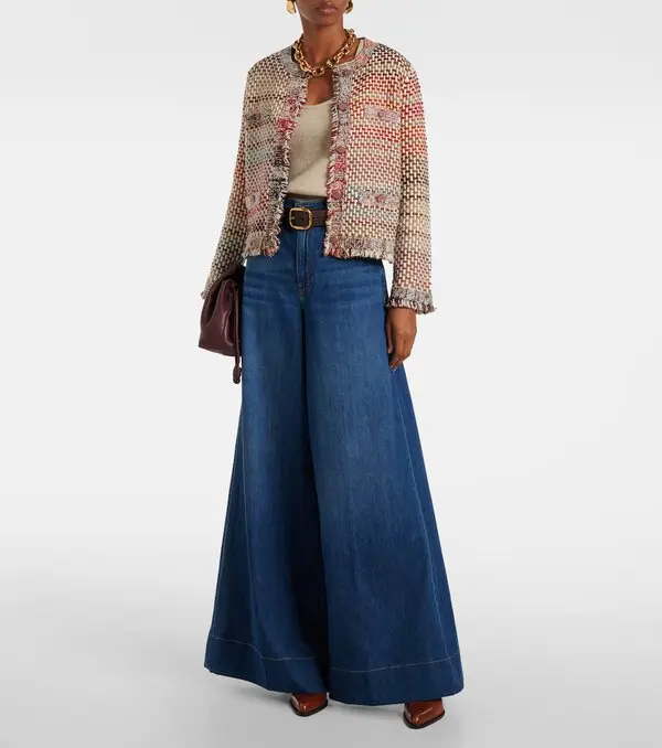 Veronica Beard Haizley Wide-leg Jeans