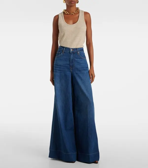 Veronica Beard Haizley Wide-leg Jeans