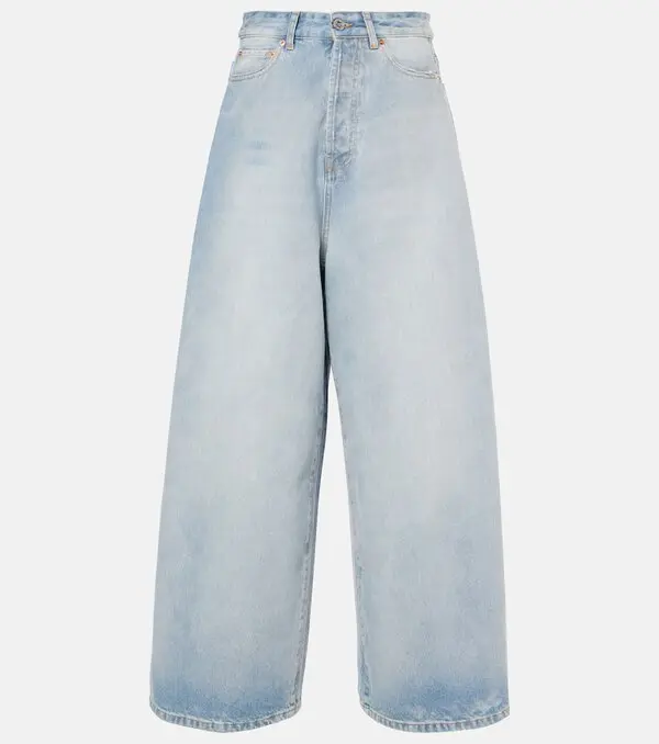 Vetements Oversized Wide-leg Jeans - Blue