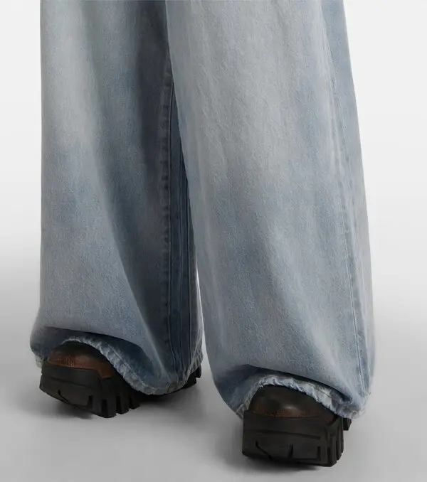 Vetements Oversized Wide-leg Jeans - Blue