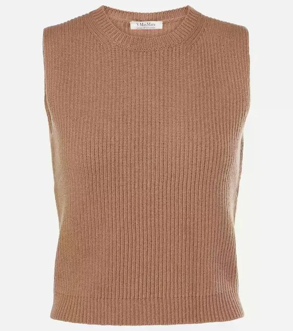 Max Mara Wool Sweater Vest - Brown