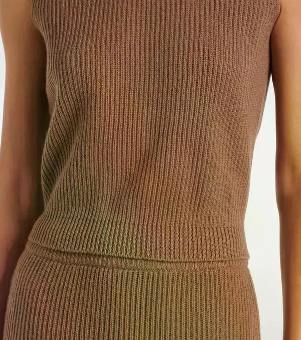 Max Mara Wool Sweater Vest - Brown